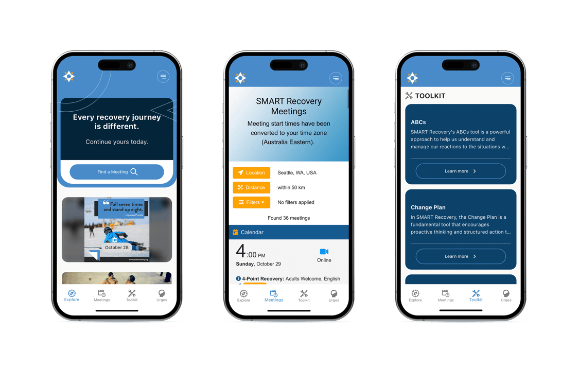 Mobile App - SMART Recovery